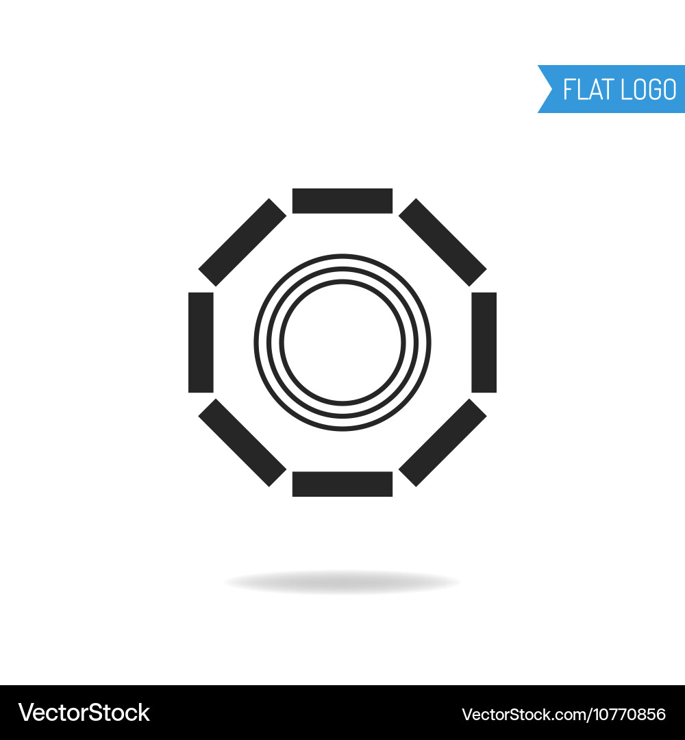 Business technical and engineering logo Royalty Free Vector