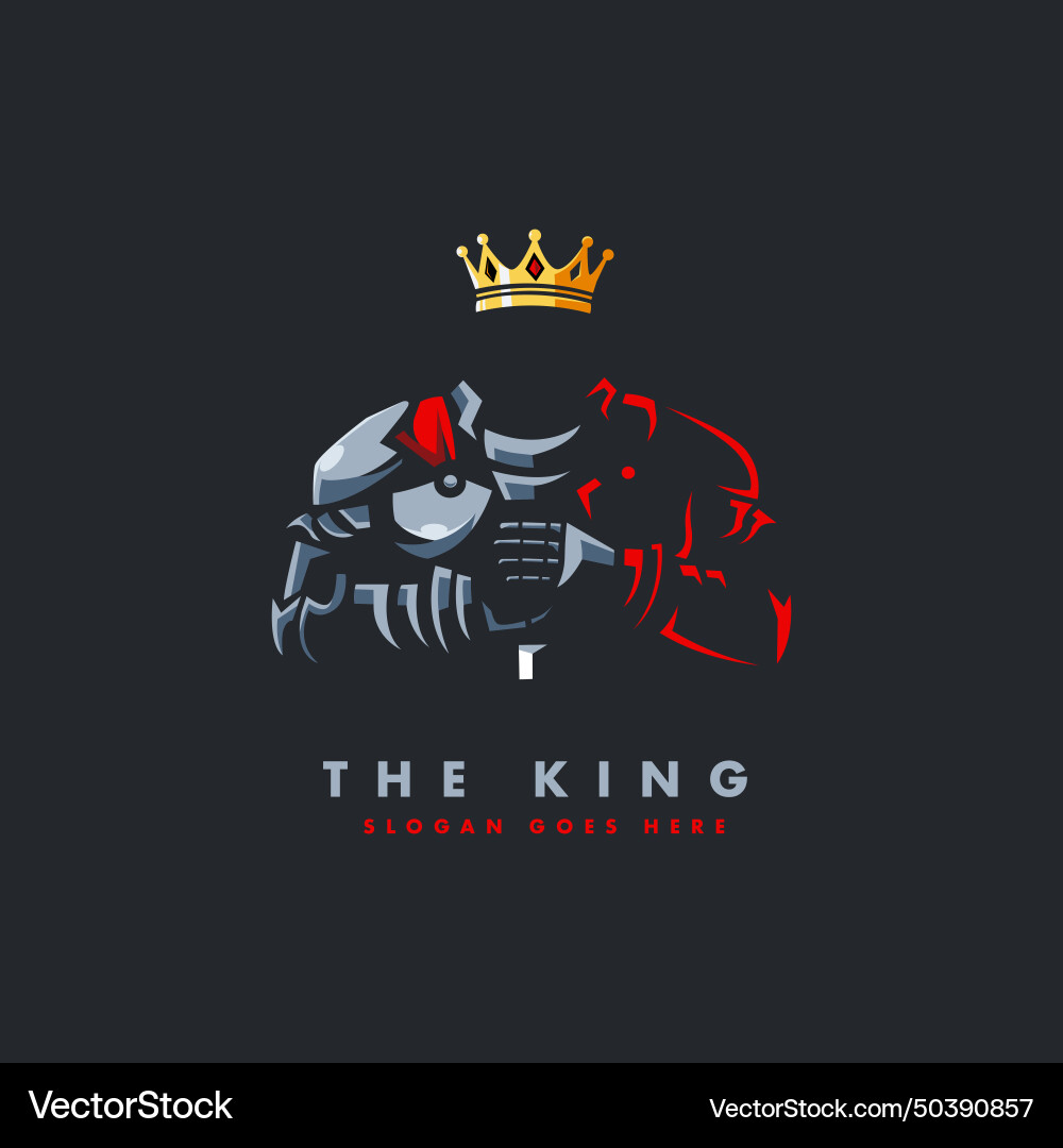 King logo Royalty Free Vector Image - VectorStock
