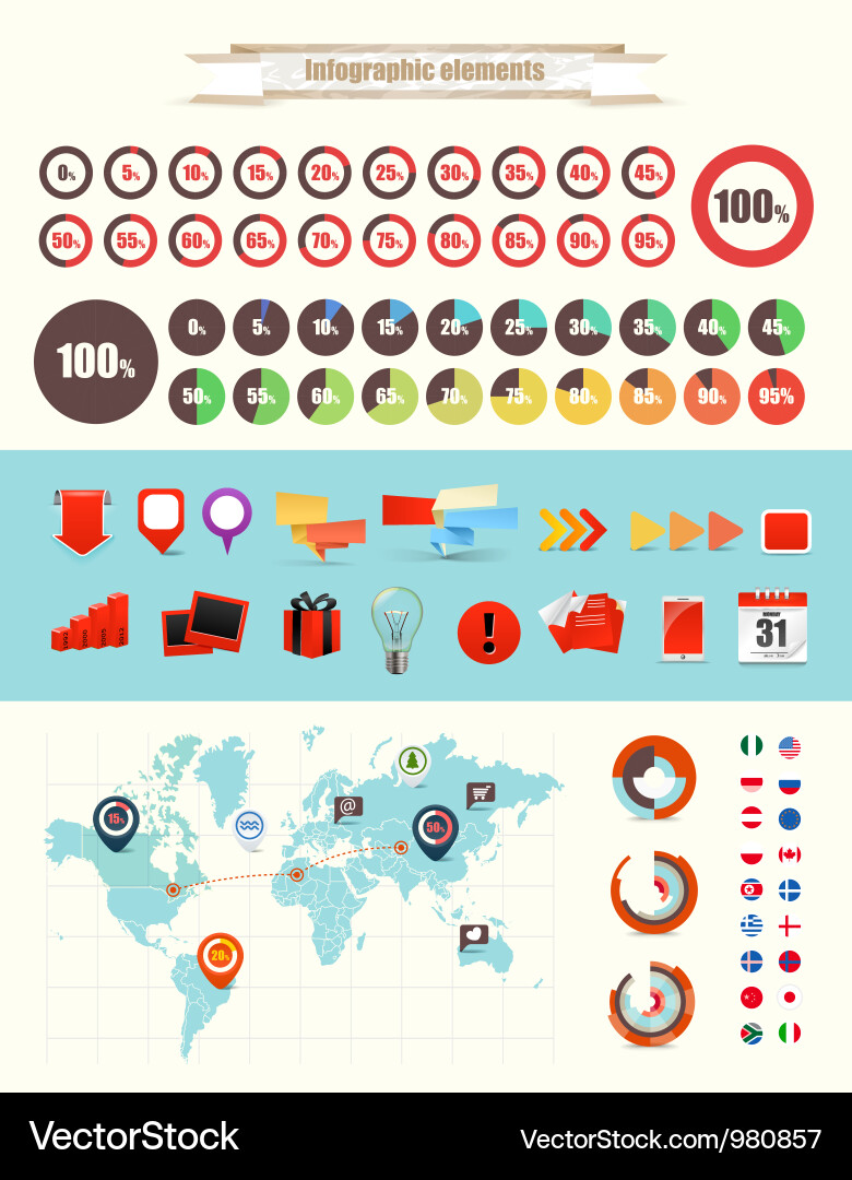 Modern Icon Set - Business & Data Royalty Free Vector