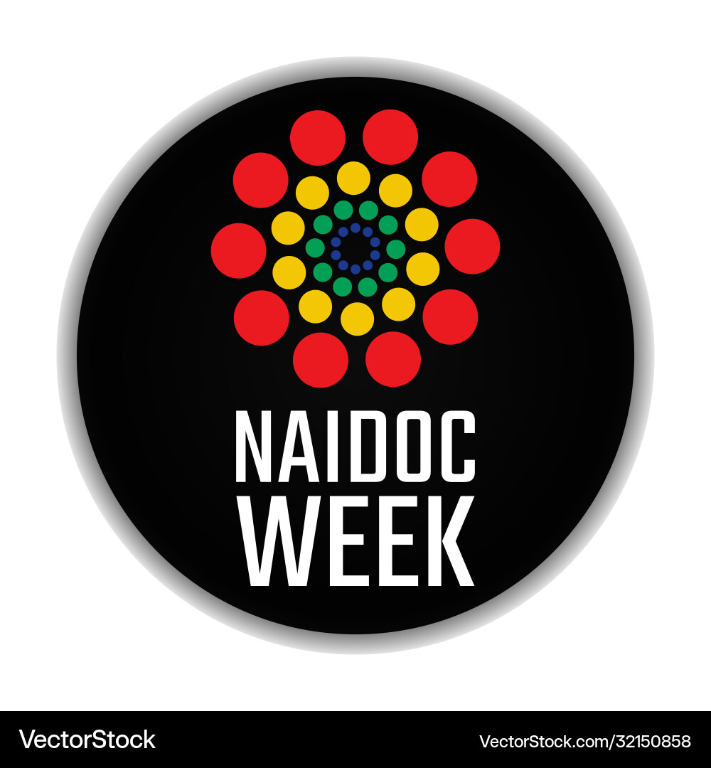 Celebrating naidoc week holiday concept template Vector Image