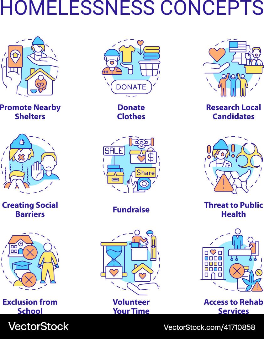 Homeless Infographics Vector Images (over 680)