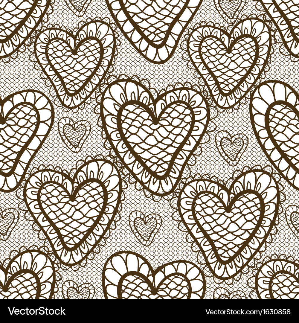 Seamless lace pattern Royalty Free Vector Image