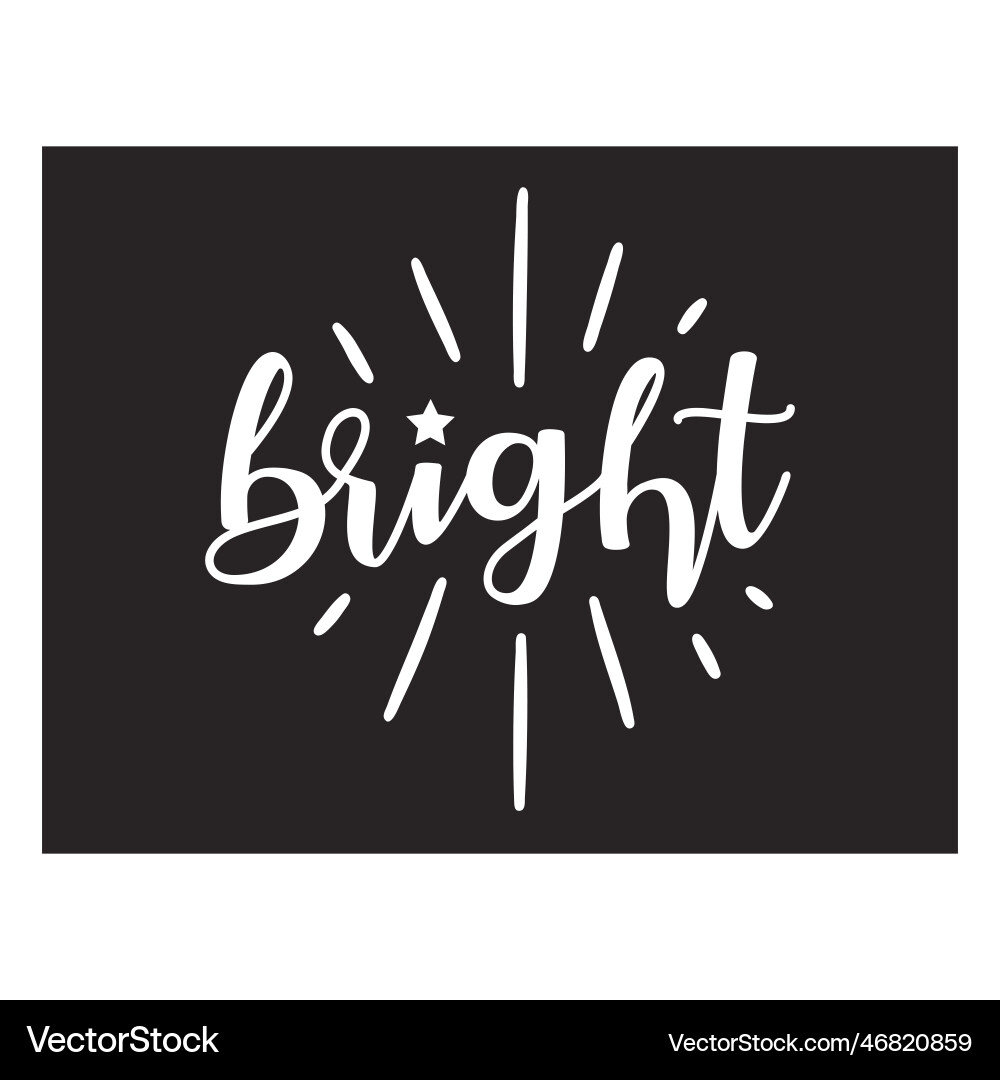 Bright sign cut out Royalty Free Vector Image - VectorStock