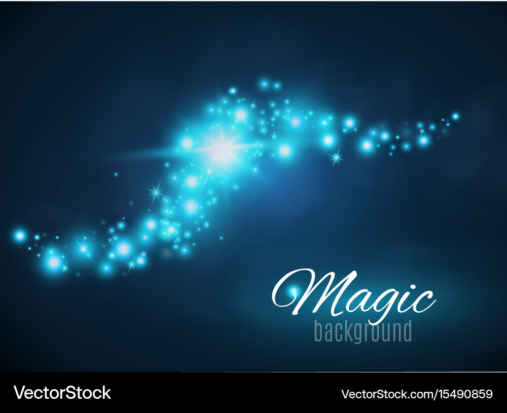 Magic space fairy dust infinity abstract Vector Image