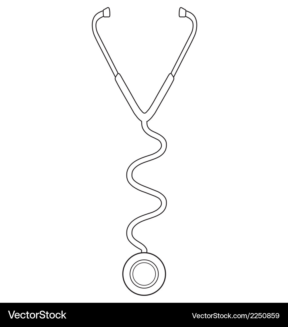 Stethoscope Royalty Free Vector Image - VectorStock