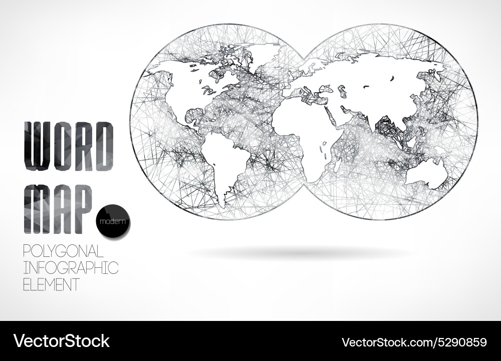 World map background Royalty Free Vector Image