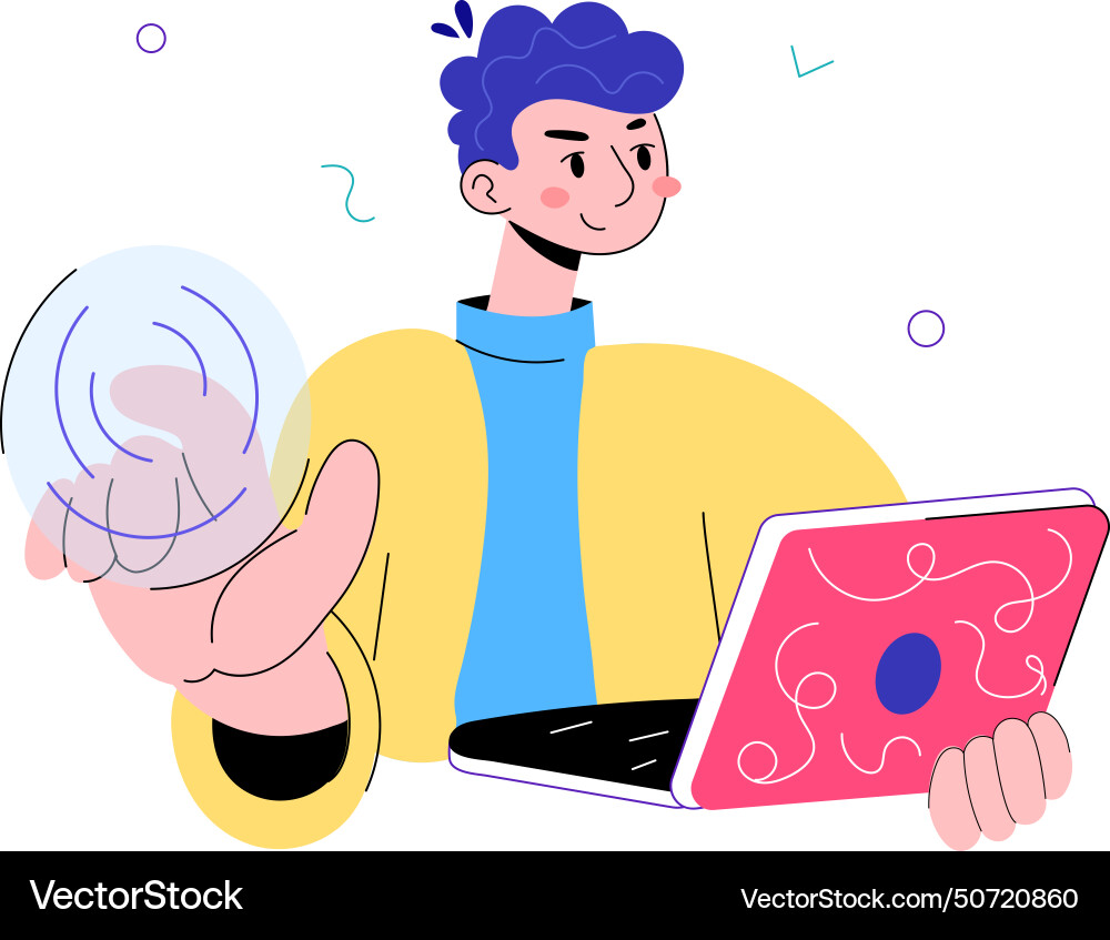 Business interaction Royalty Free Vector Image