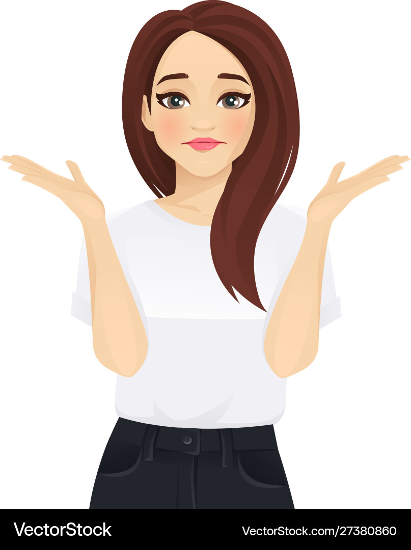 Frustrated woman Royalty Free Vector Image - VectorStock