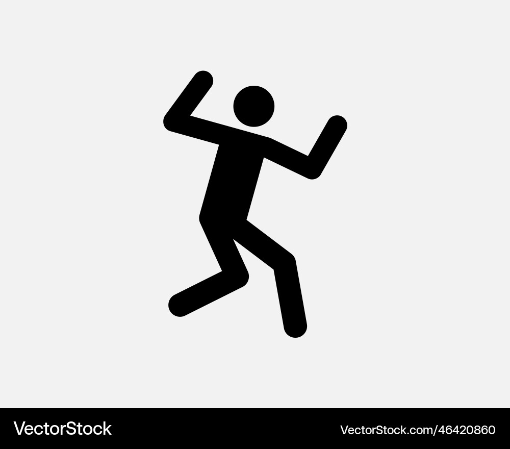 Jumping icon Royalty Free Vector Image - VectorStock