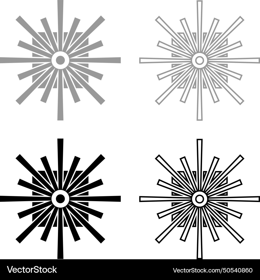 Optic connector port fiber cable laser beam set Vector Image