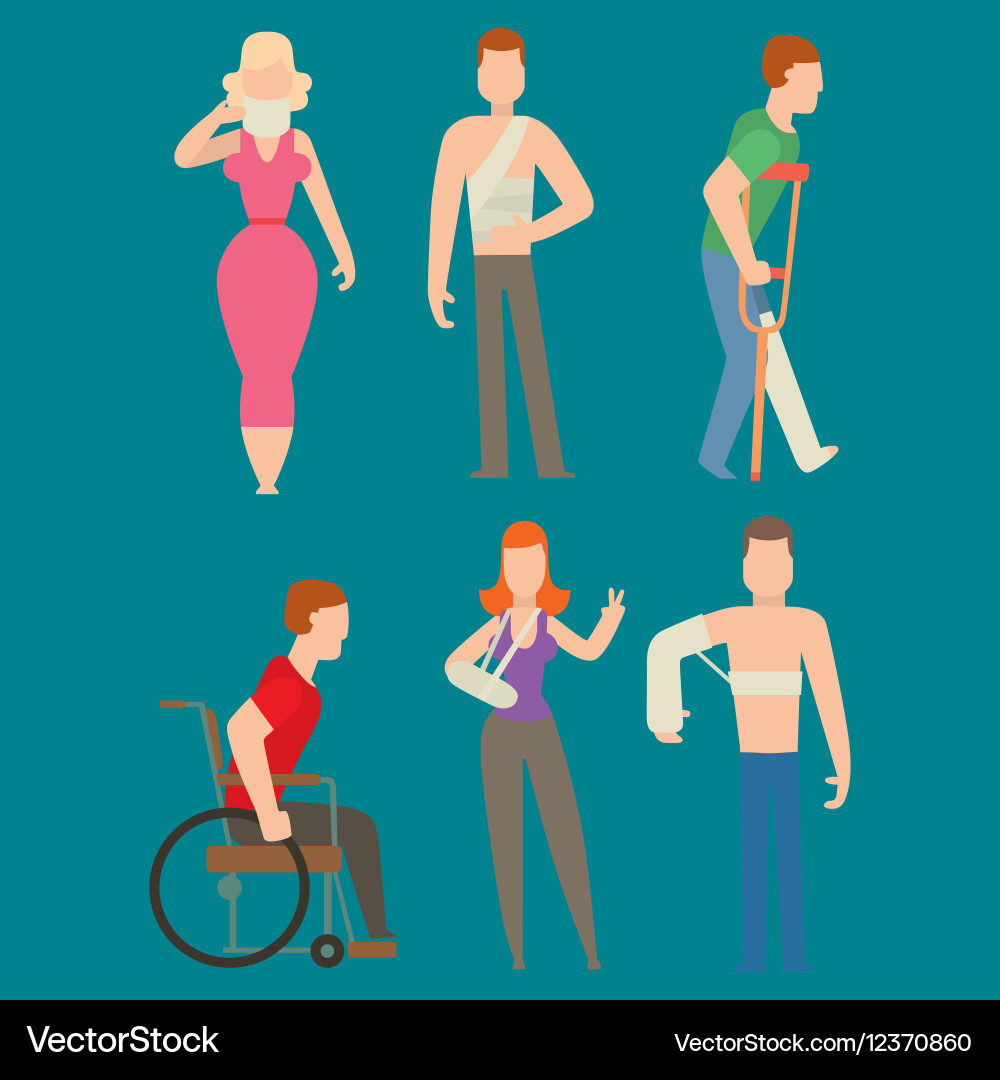 Trauma accident and human body safety Royalty Free Vector
