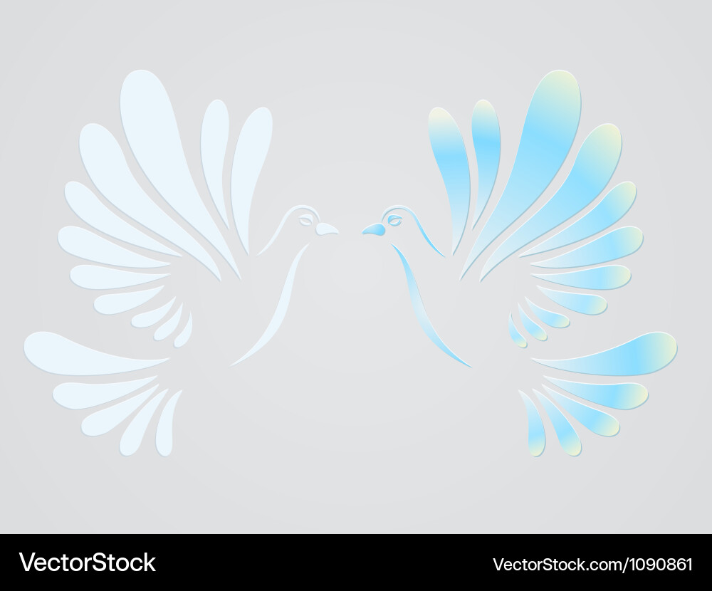 Doves Royalty Free Vector Image - VectorStock