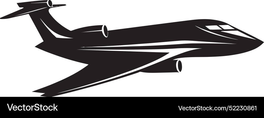 Jetplane engines powering the future of aviation Vector Image