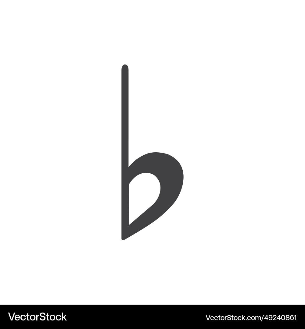 Music notes icon musical key sign Royalty Free Vector Image