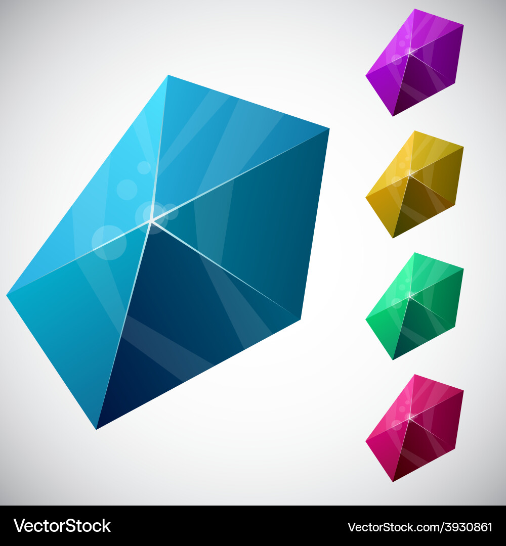 Pentagonale pulsierende Pyramide Lizenzfreies Vektorbild