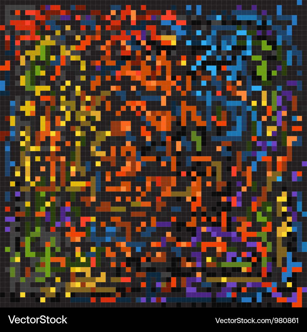 Pixel background Royalty Free Vector Image - VectorStock