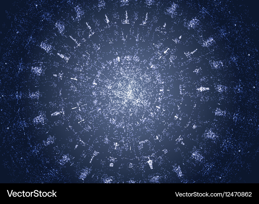 Abstract space of the points Royalty Free Vector Image