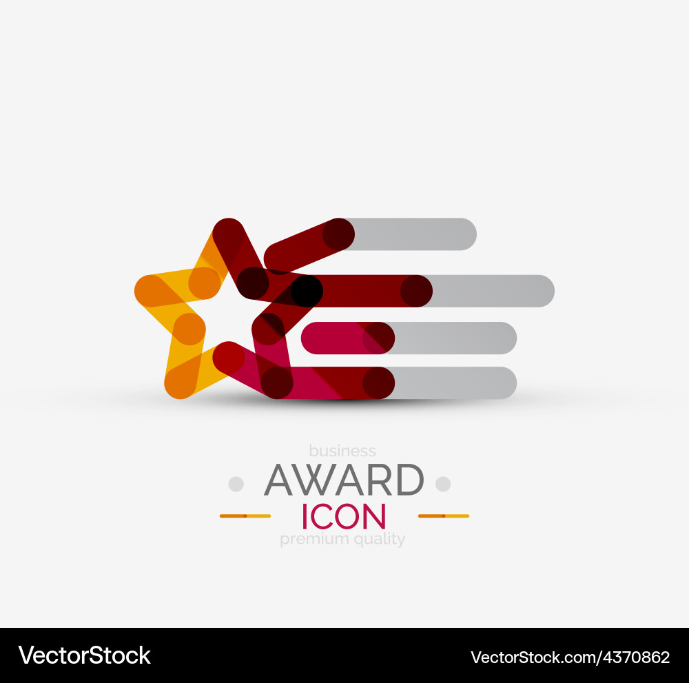 Award icon logo Royalty Free Vector Image - VectorStock