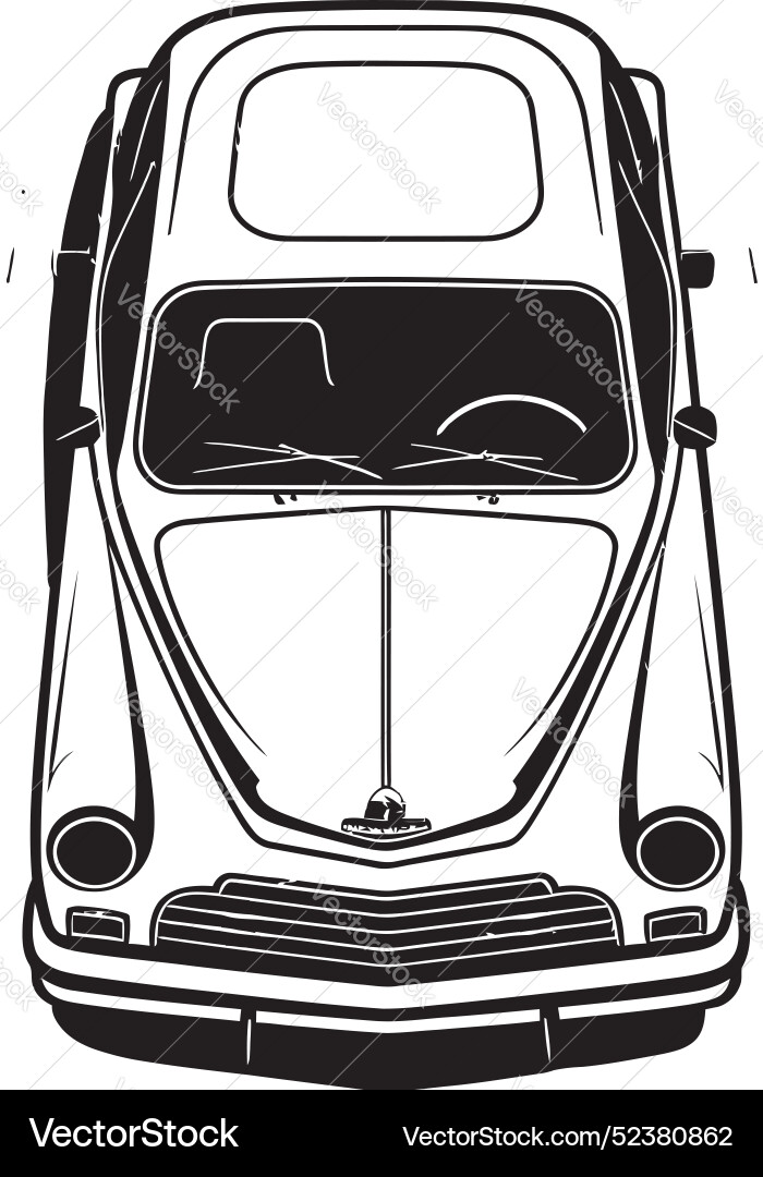 Celestial wheels top view car logo design rooftop Vector Image