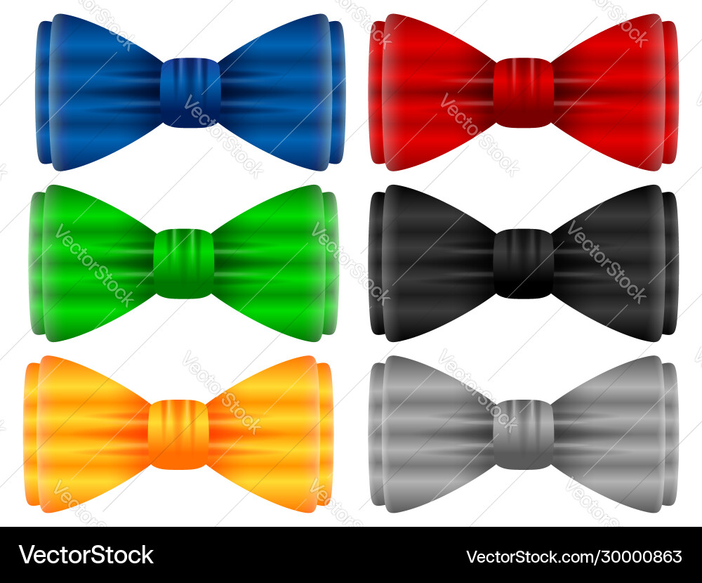 Bow tie Royalty Free Vector Image - VectorStock