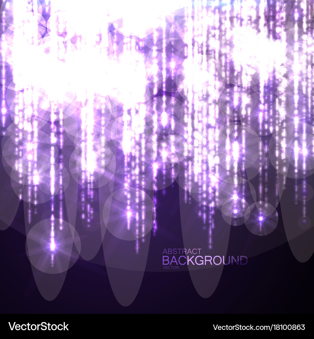 Glowing falling sparkles and stars Royalty Free Vector Image