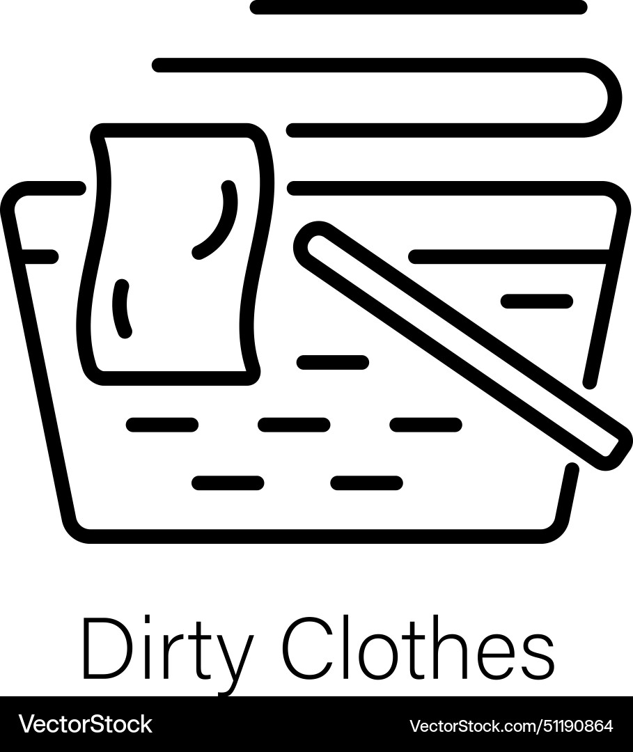 Dirty clothes Royalty Free Vector Image - VectorStock
