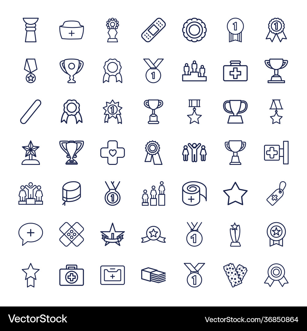 First icons Royalty Free Vector Image - VectorStock