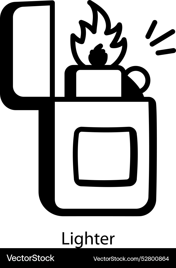 Lighter Royalty Free Vector Image - VectorStock