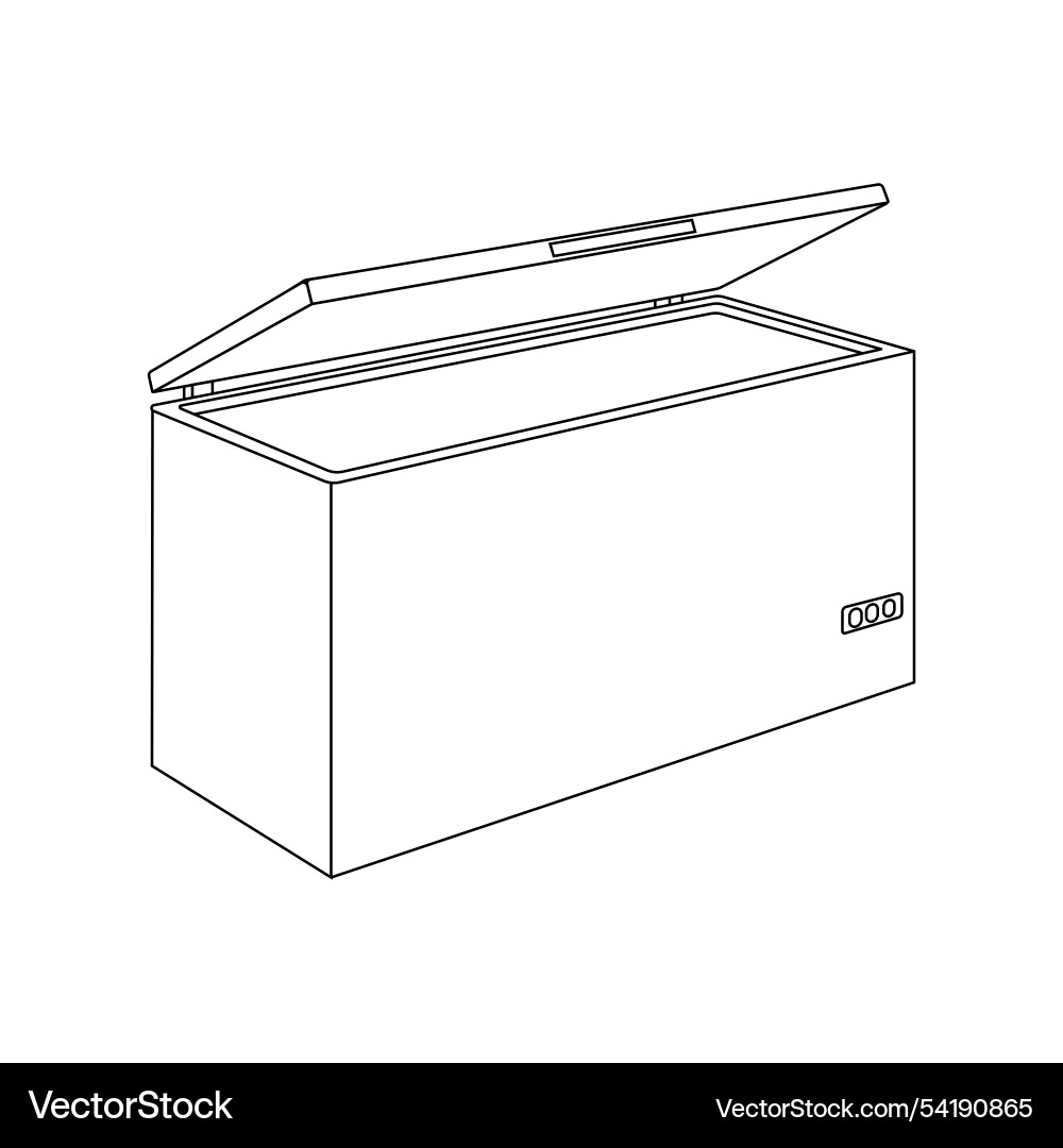 Refrigeration freezer icon Royalty Free Vector Image
