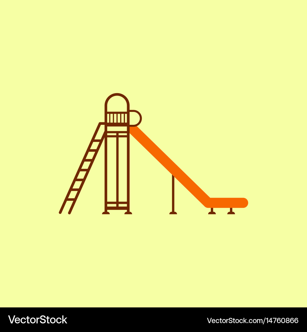 Children slide Royalty Free Vector Image - VectorStock