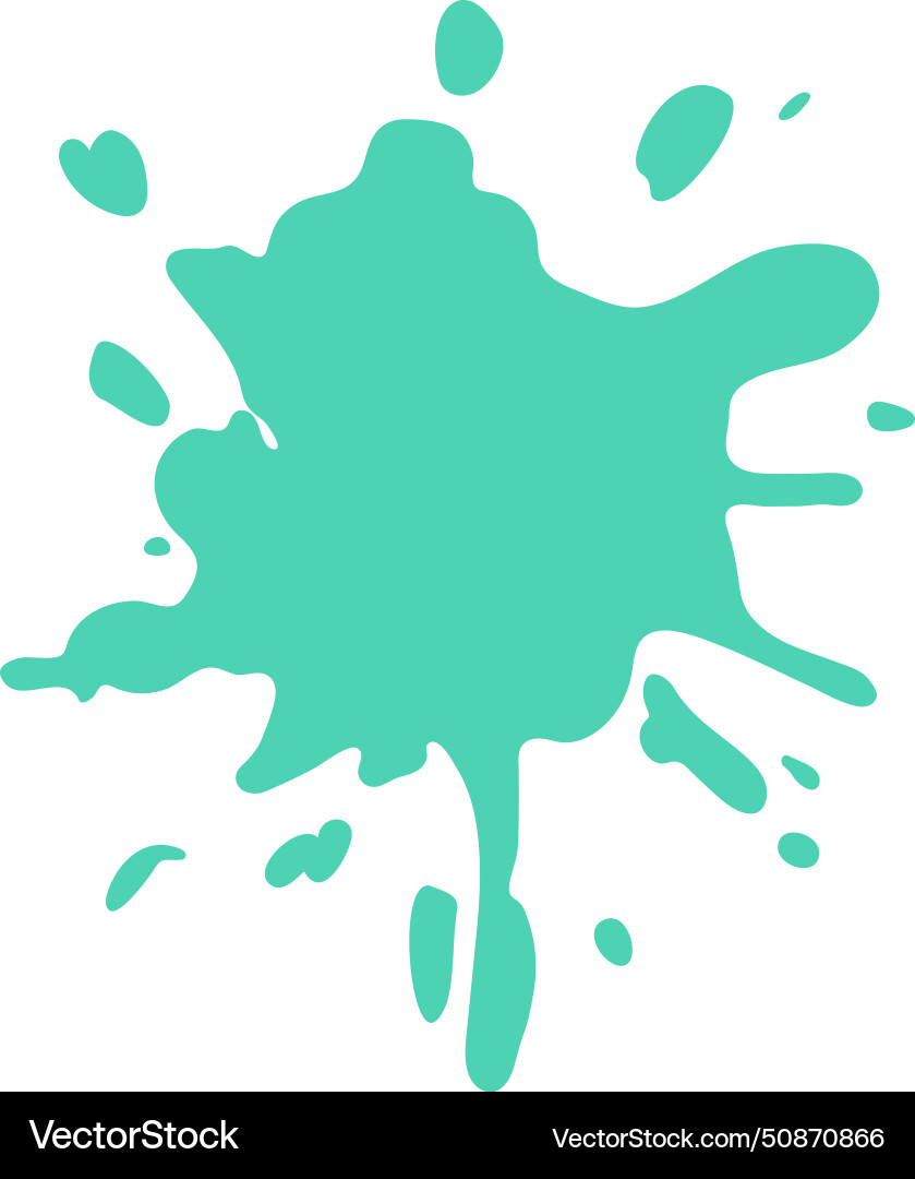 Paint splutter icon Royalty Free Vector Image - VectorStock
