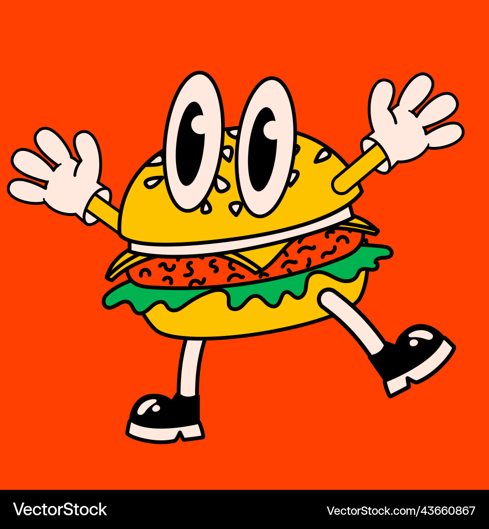 Cartoon funny comic cards crazy cartoons Vector Image