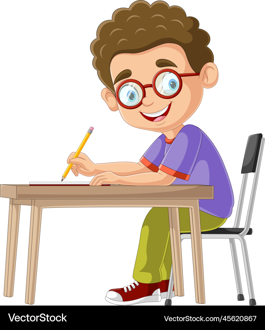 Boy Studying Cartoon Boy Studying PNG Images CleanPNG