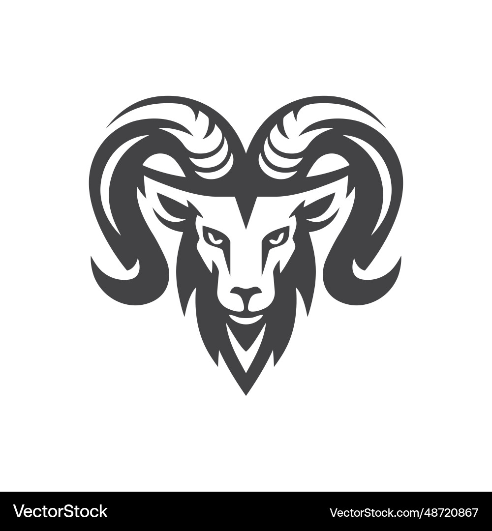 Ram logo icon Royalty Free Vector Image - VectorStock