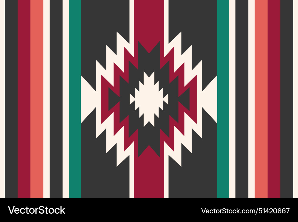Southwestern Striped Pattern Royalty Free Vector Image