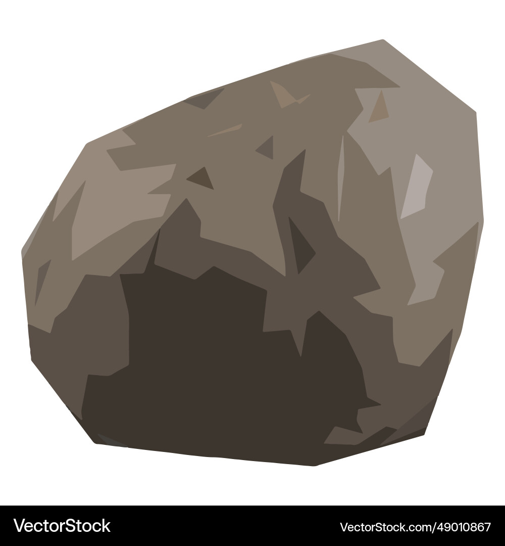 Stone rock Royalty Free Vector Image - VectorStock