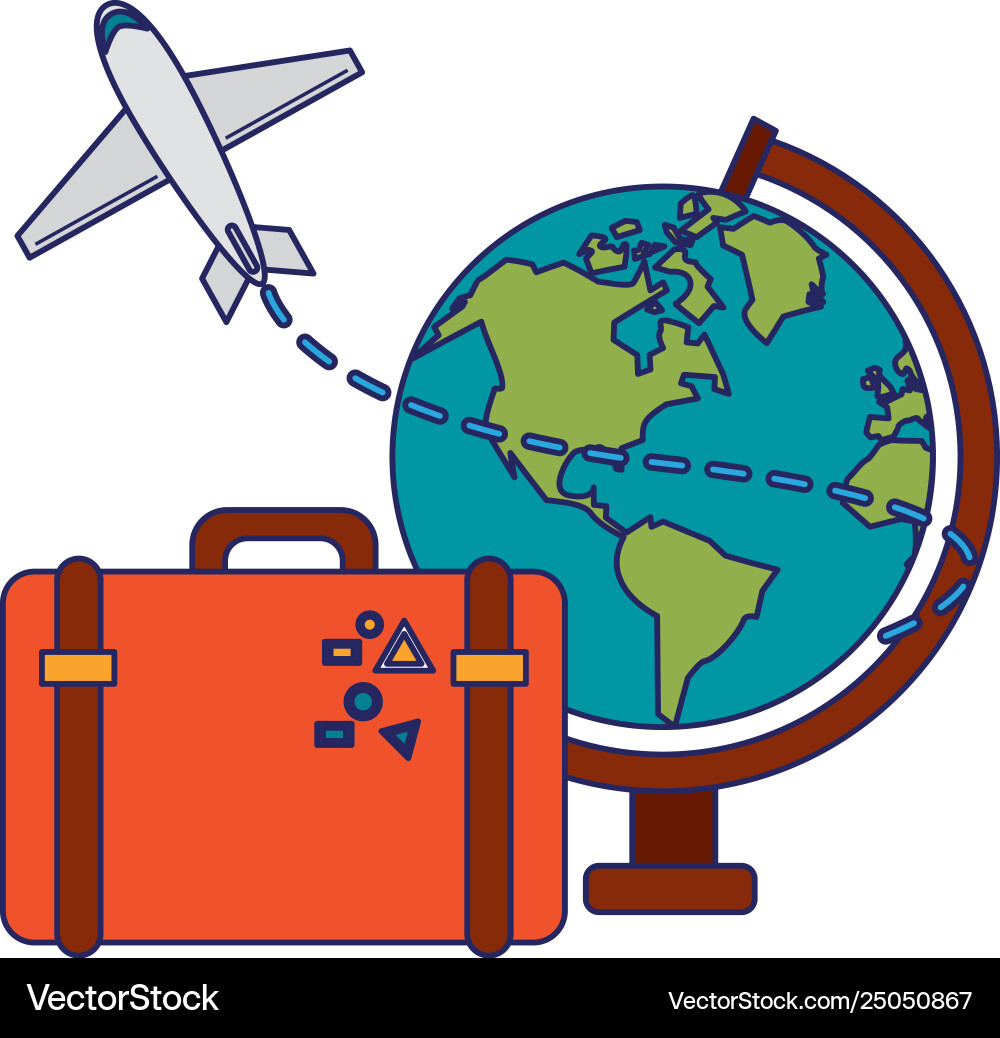 Travel and vacations Royalty Free Vector Image