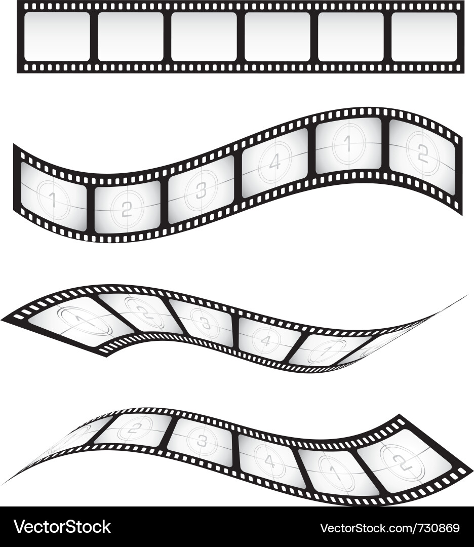 Film reel Royalty Free Vector Image - VectorStock