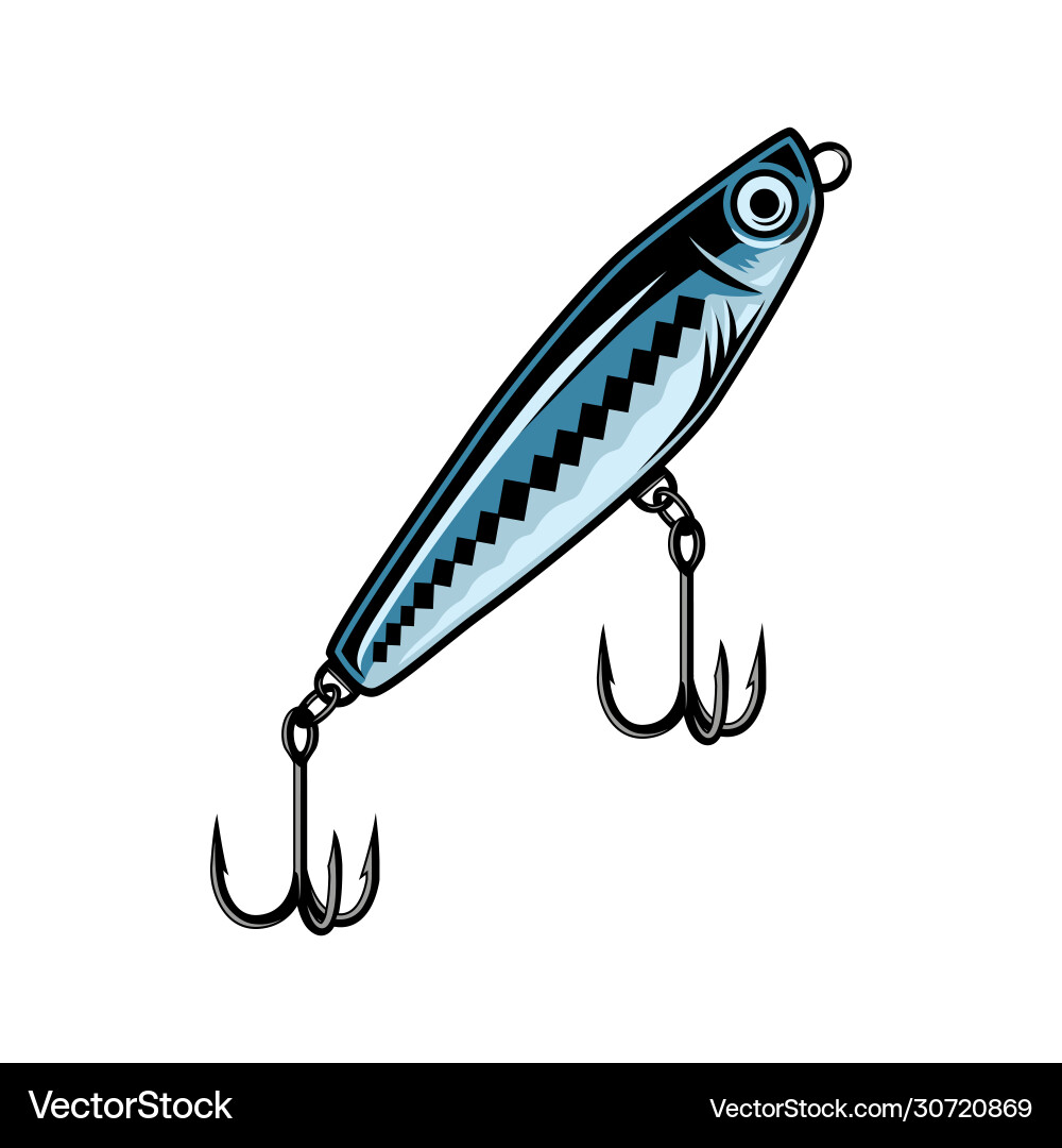 Vintage Fishing Lure Royalty Free Vector Image