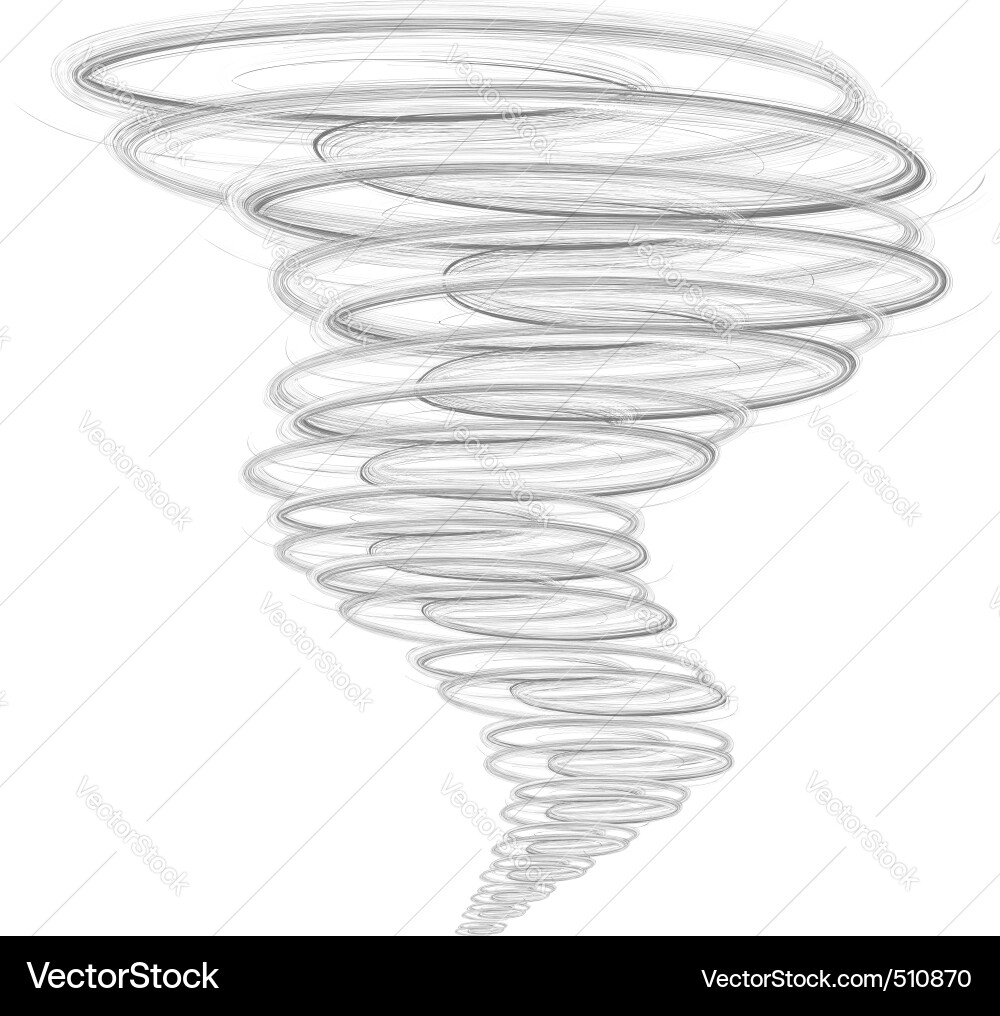 Powerful Whirlwind Royalty Free Vector Image - VectorStock