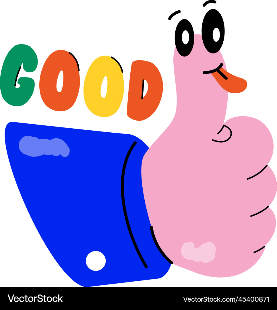 Good Royalty Free Vector Image - VectorStock