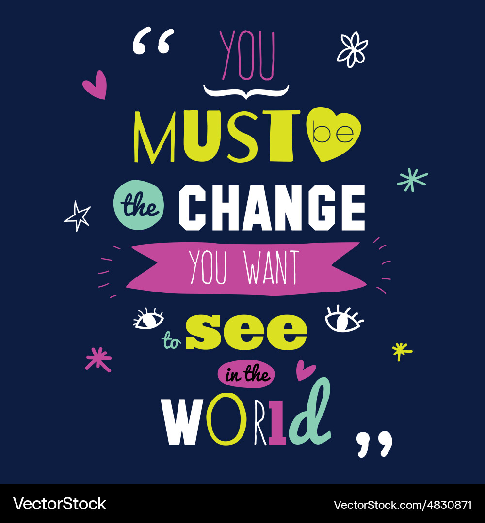 Inspirational and motivational quotes Royalty Free Vector