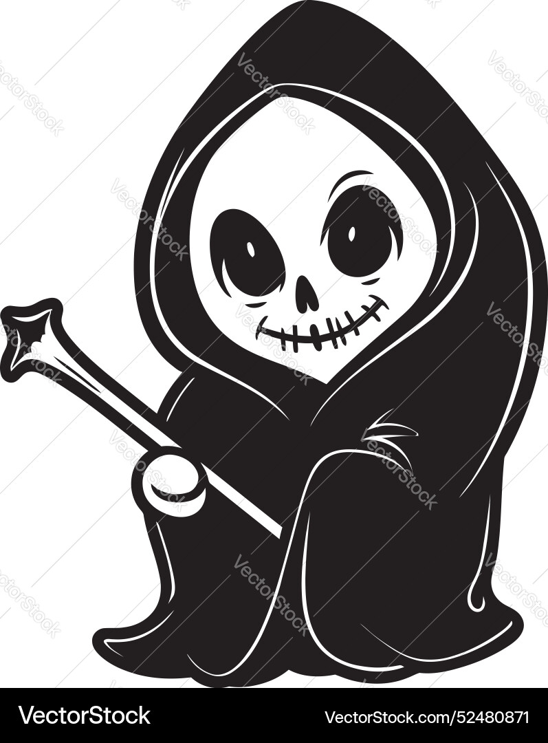 Lovable lurker charming cartoon ripper petite Vector Image