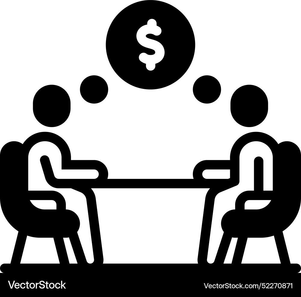 Negotiation Royalty Free Vector Image - VectorStock