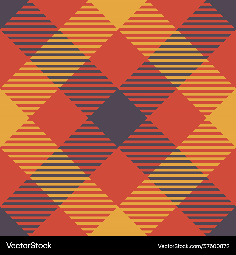 Autumn Tartan Pattern Royalty Free Vector Image