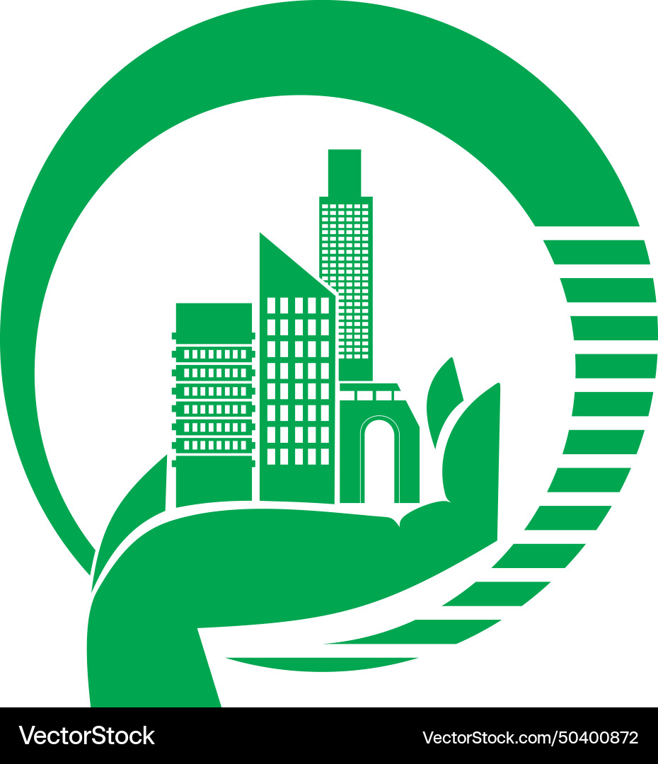 Construction company sign Royalty Free Vector Image