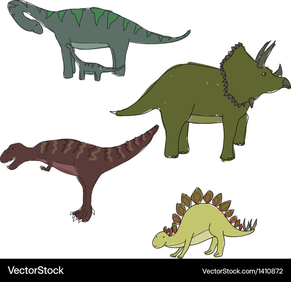Dino Royalty Free Vector Image - VectorStock