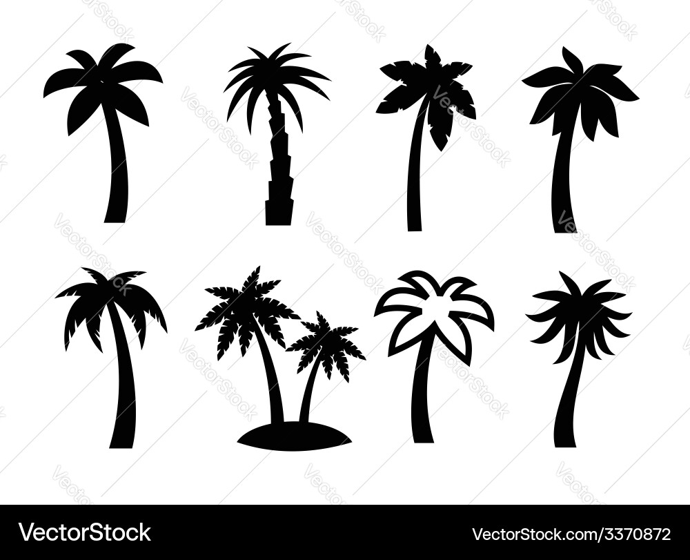 Palm icon Royalty Free Vector Image - VectorStock