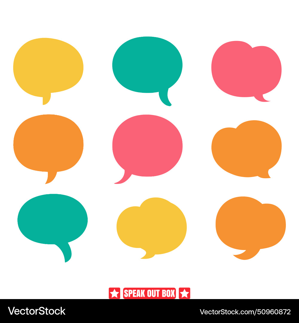Vocal dialogue essentials speech bubble Royalty Free Vector