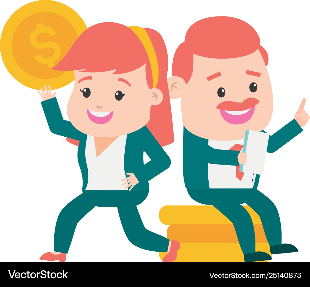 People online payment Royalty Free Vector Image
